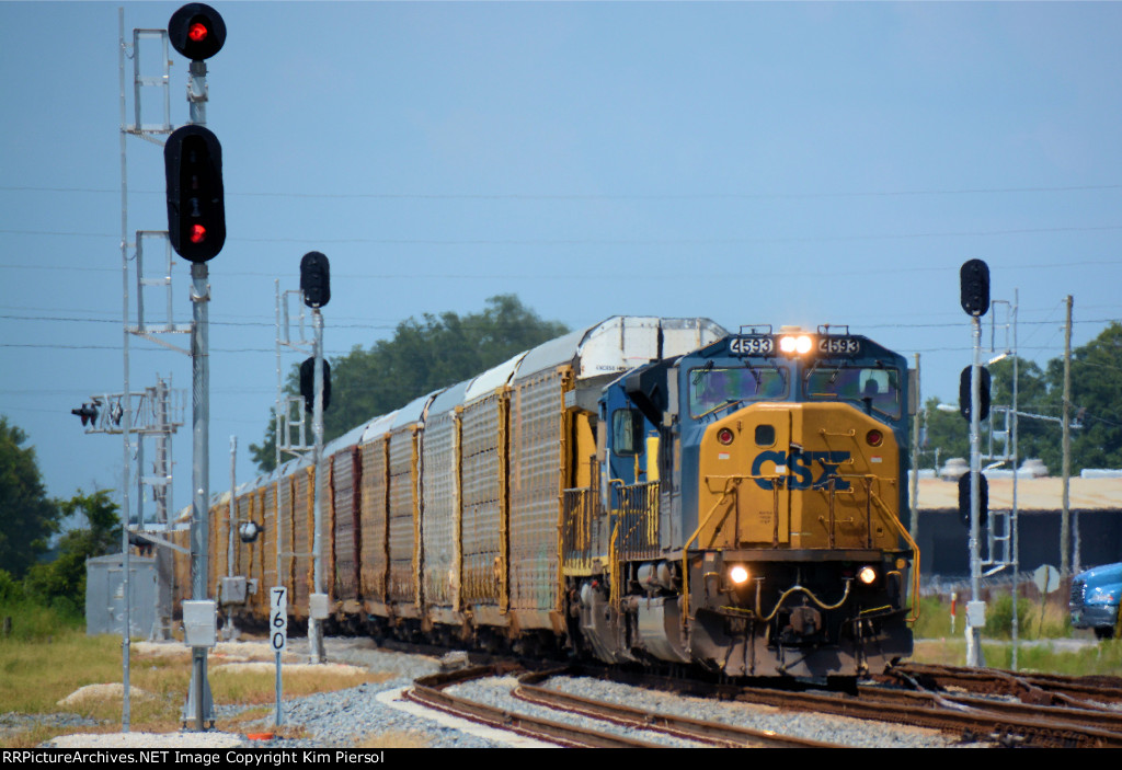CSX 4593 SD80MAC Q235-19